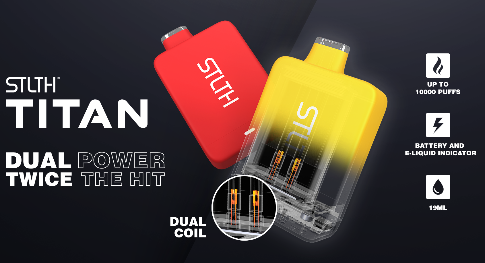 STLTH TITAN (10000 PUFFS) DISPOSABLE VAPE – HM Vape